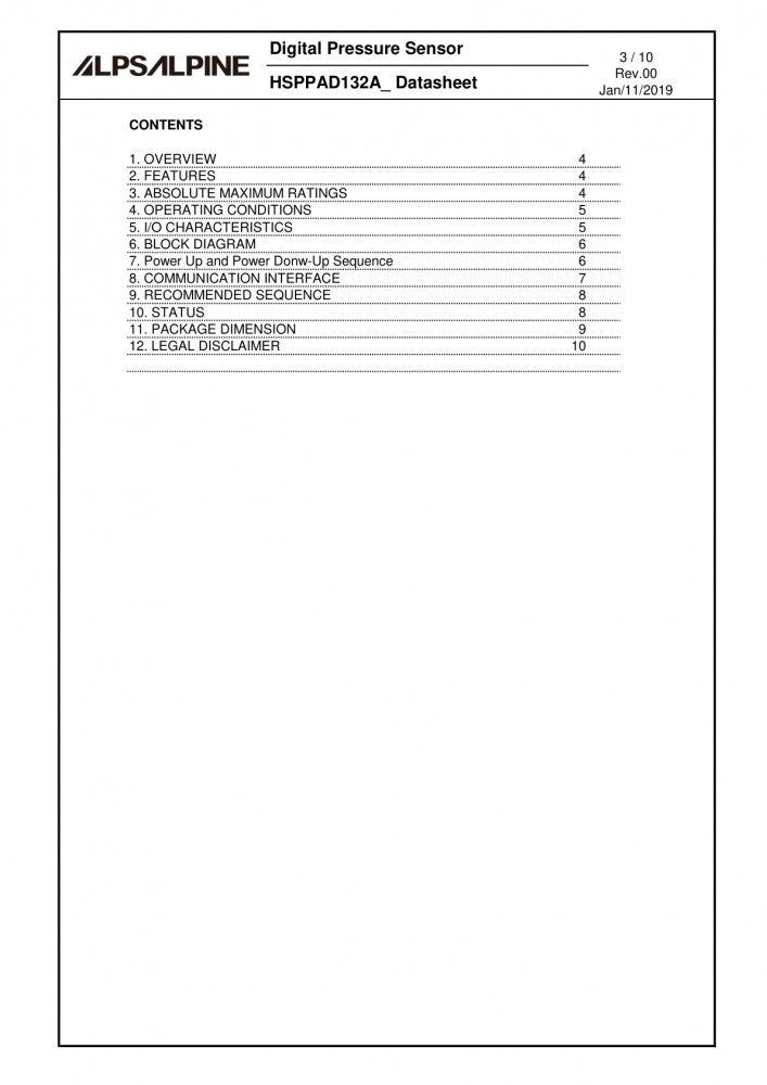 HSPPAD132A datasheet page 3
