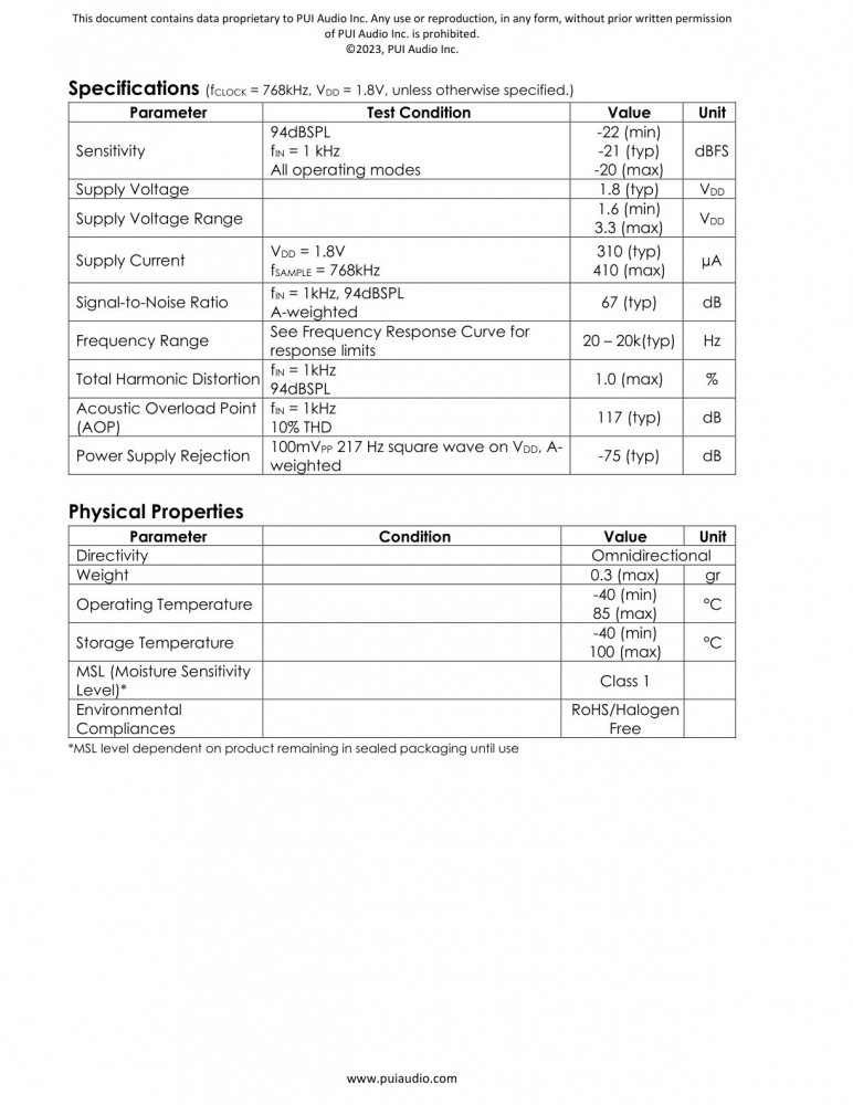 DMM-3537-B datasheet page 2