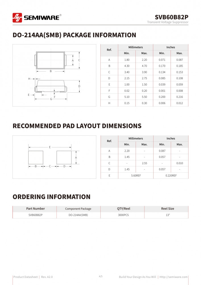 SVB60B82P datasheet page 4