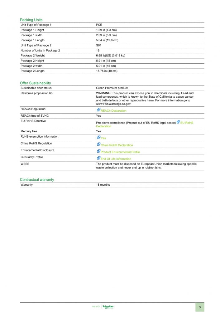 XB4BW3335 technical document page 3