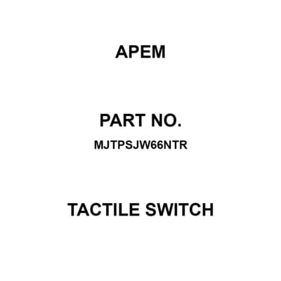 APEM MJTPSJW66N Tactile Switch for sale