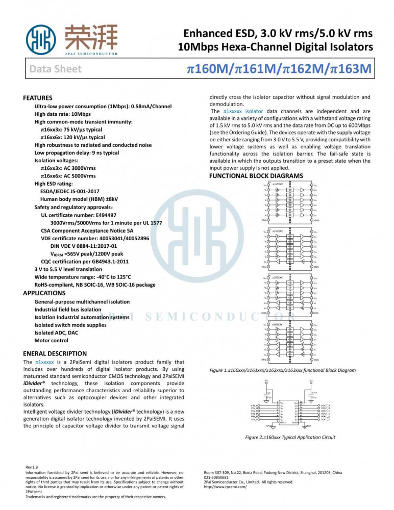 π161M31 datasheet page 1