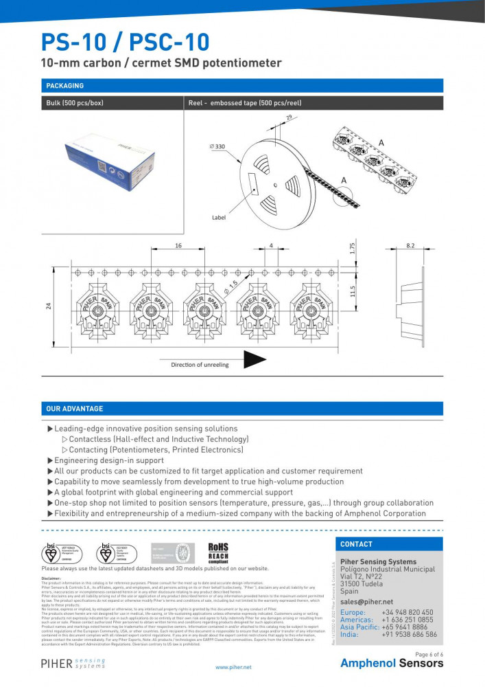 PS10MV50-503A3030 technical document page 6