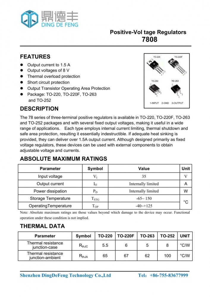7808-DDF datasheet page 1