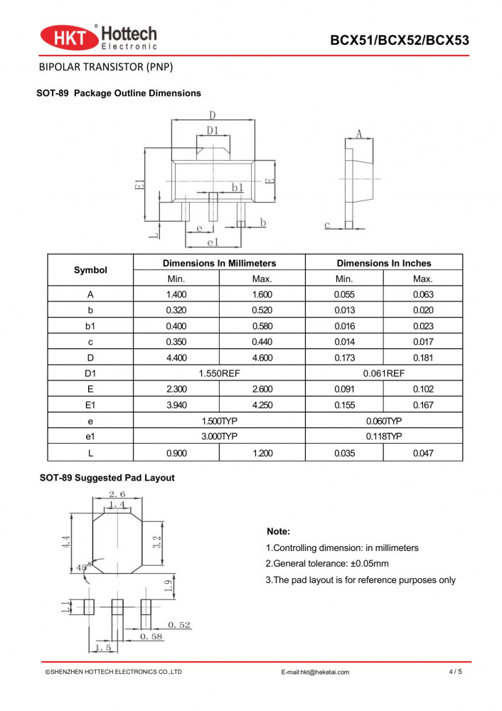 BCX53 AH HD datasheet page 4