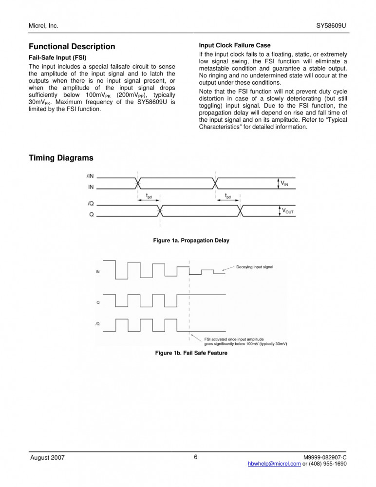 SY58609UMG datasheet page 6