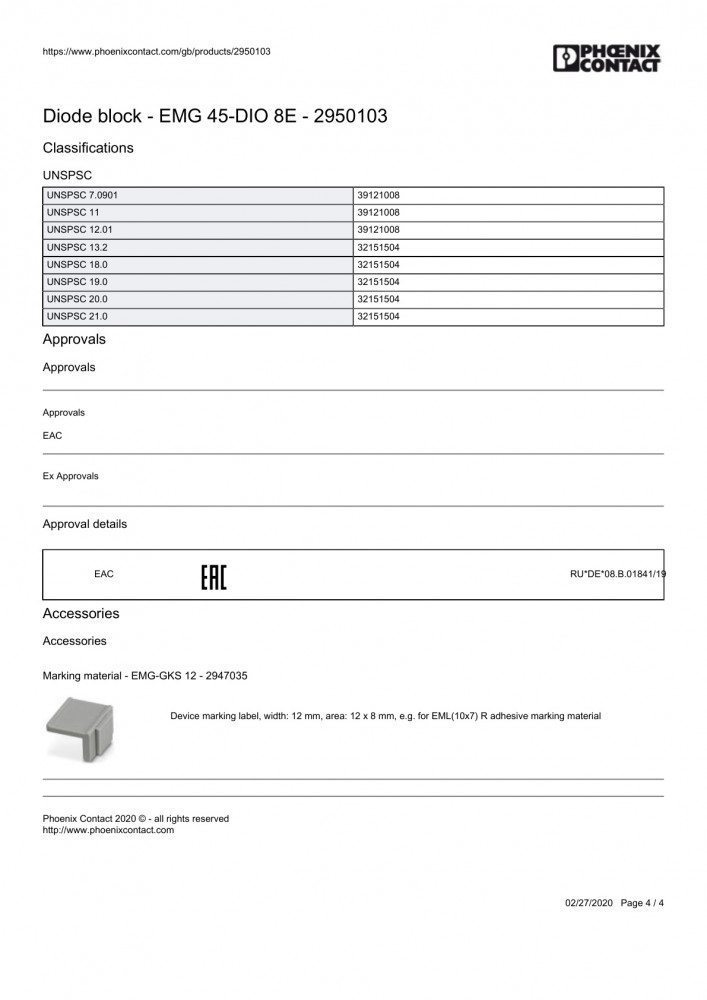 Phoenix Contact 2950103 product document page 4