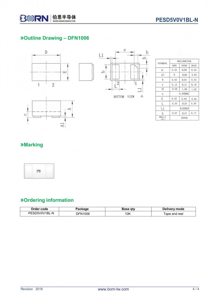 PESD5V0V1BL-N datasheet page 4