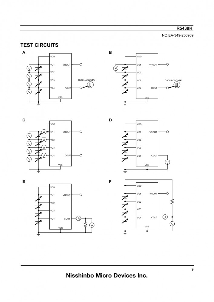 R5439K datasheet preview, page 9