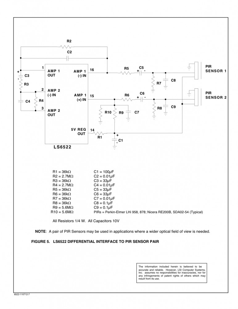LS6522 datasheet figure 7