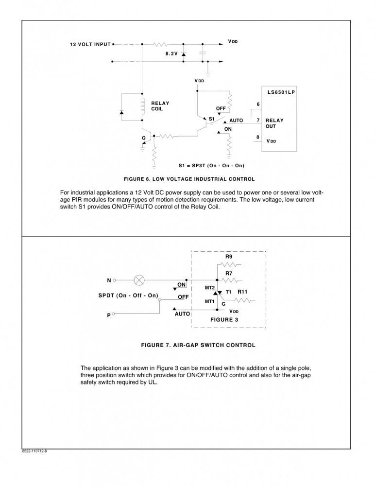 LS6522 datasheet supplementary page