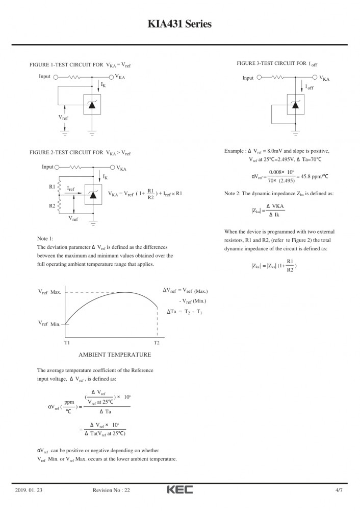 KIA431 series datasheet page 4