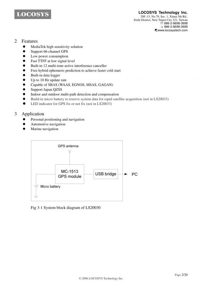 GPS-08975 datasheet page 2