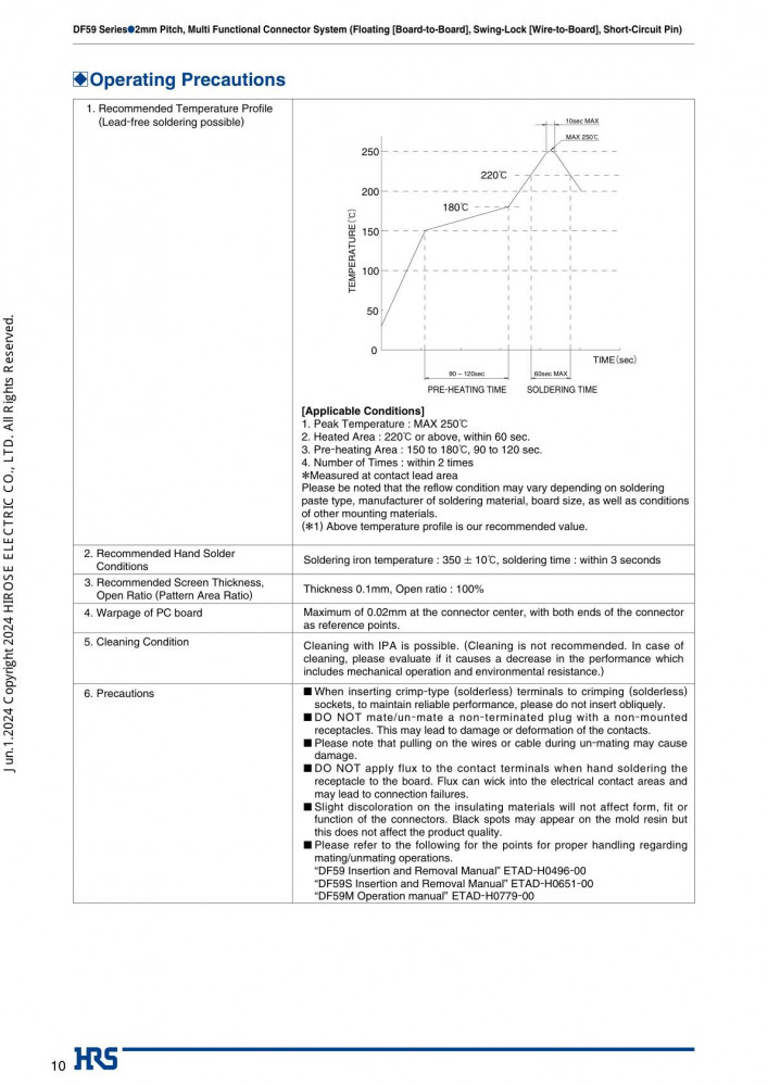 HRS DF59 datasheet page 10