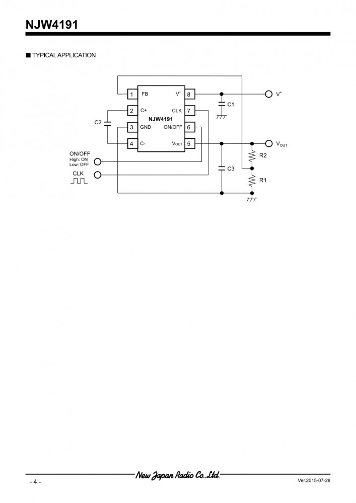 NJW4191 technical document page 4