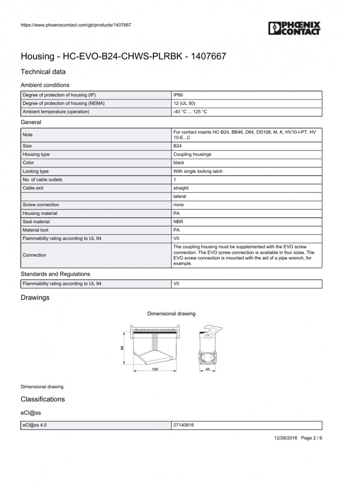 Phoenix Contact 1407667 technical document page 2