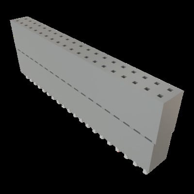Samtec TFML-150-02-S-D-LC PC Pin Receptacle & Socket Connector