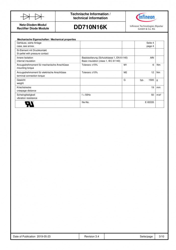 DD710N16KS20HPSA1 datasheet page 3