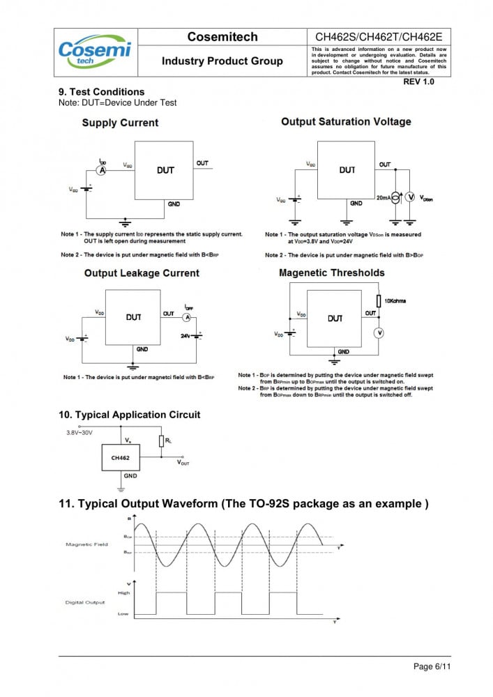 CH462SR datasheet page 6