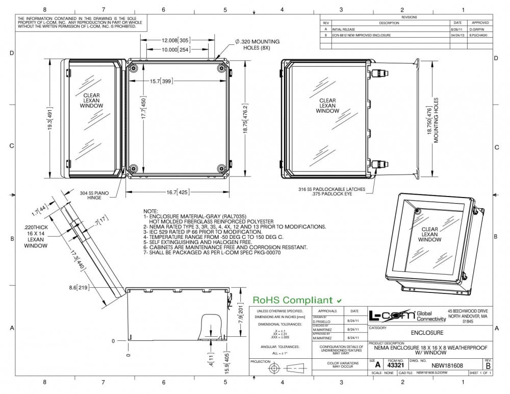 L-com NBW181608 technical document