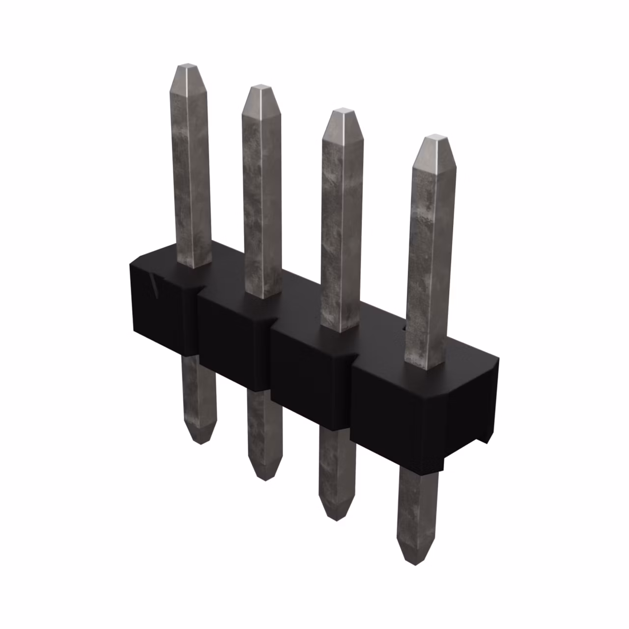 2.00mm Pitch Milli-Grid Header, Vertical, Through Hole, Breakaway, 4 Circuits, 2.50µm Tin (Sn) Plating, Mating Pin Length 4.00mm, Tail Length 2.70mm, Lead-Free for sale
