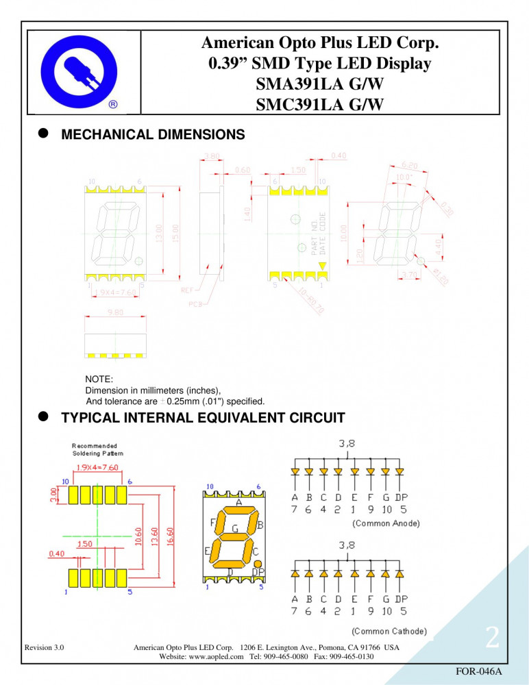SMC391LA datasheet page 2