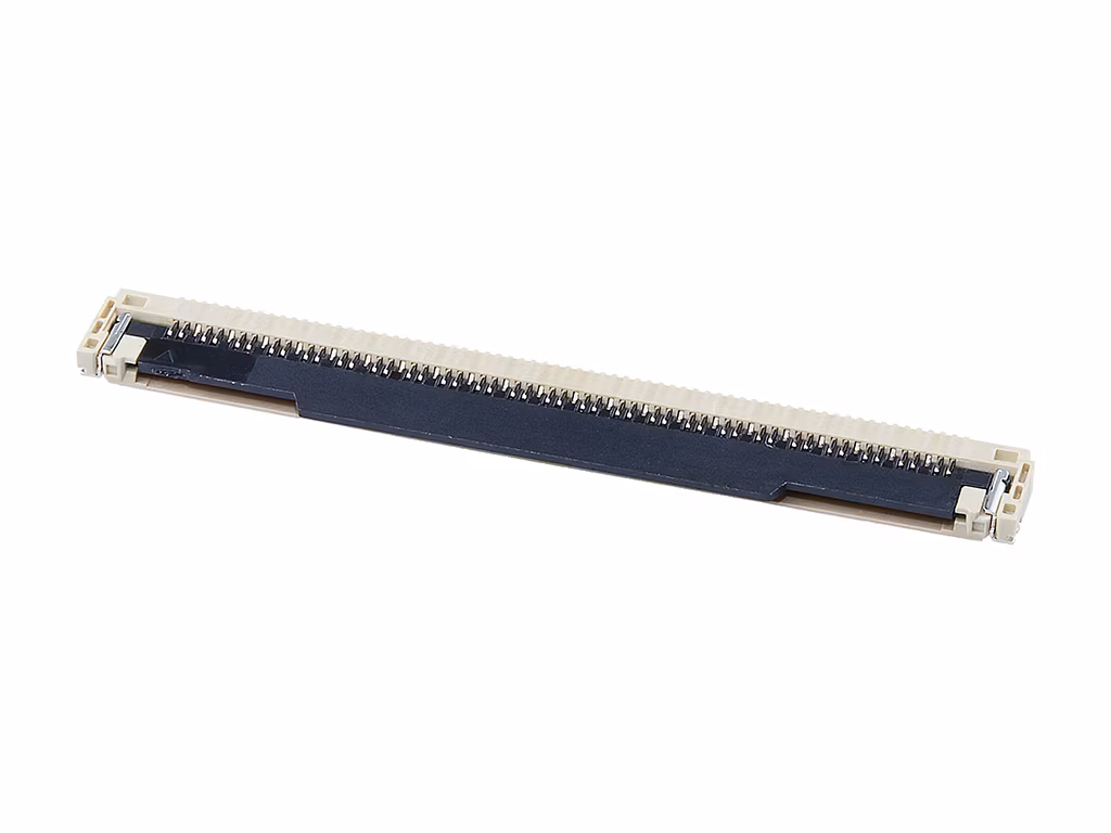 2.50mm Pitch Wire-to-Board Header, 1.02mm Tab Type, Right-Angle, 56 Circuits, Black