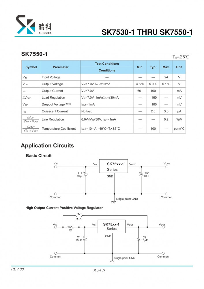 SK7533-1 datasheet page 5