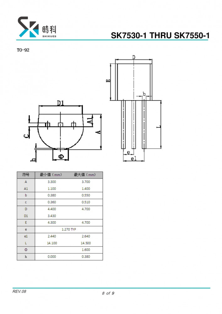 SK7533-1 datasheet page 8