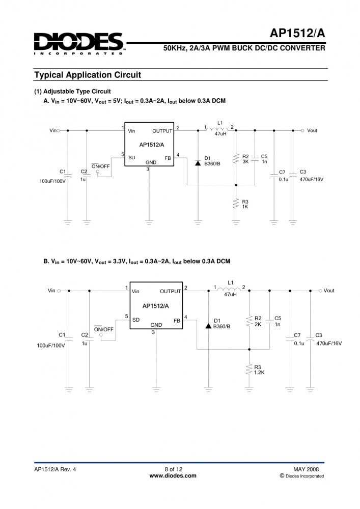 AP1512 datasheet page 8