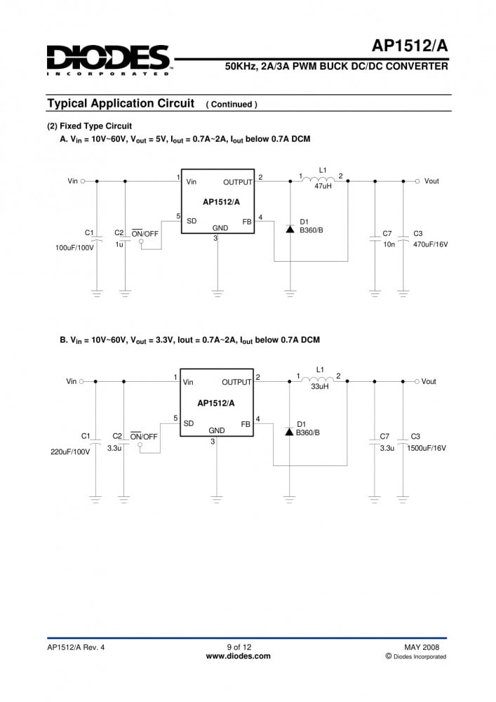 AP1512 datasheet page 9