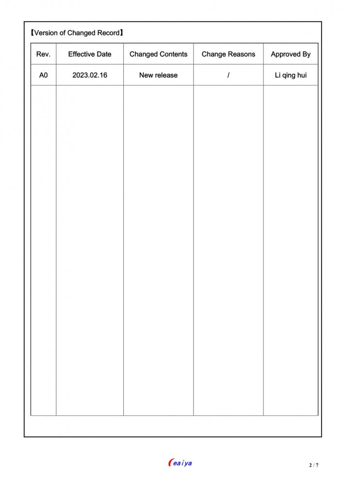CR4030-150M specification page 2