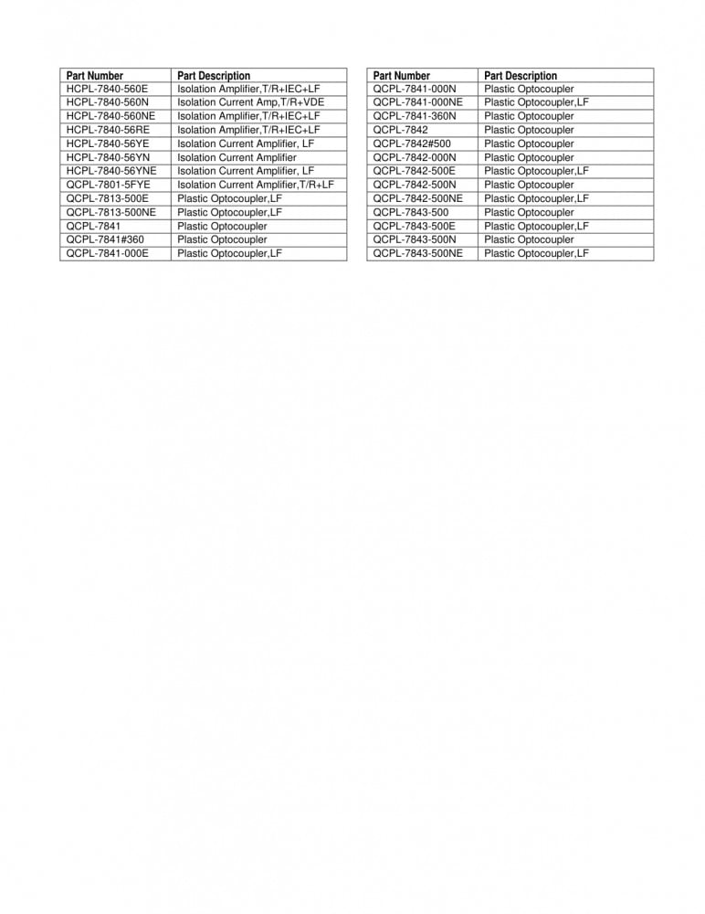 HCPL-7800A#300 technical document page 3