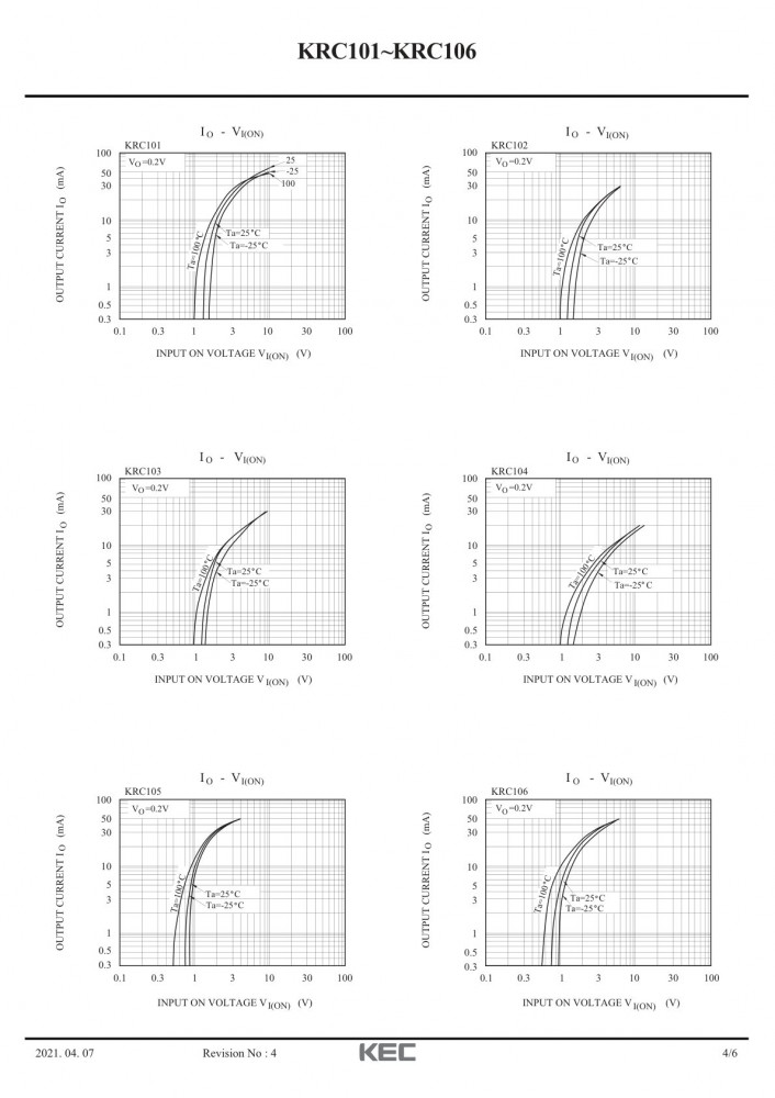KEC KRC102 technical document page 4