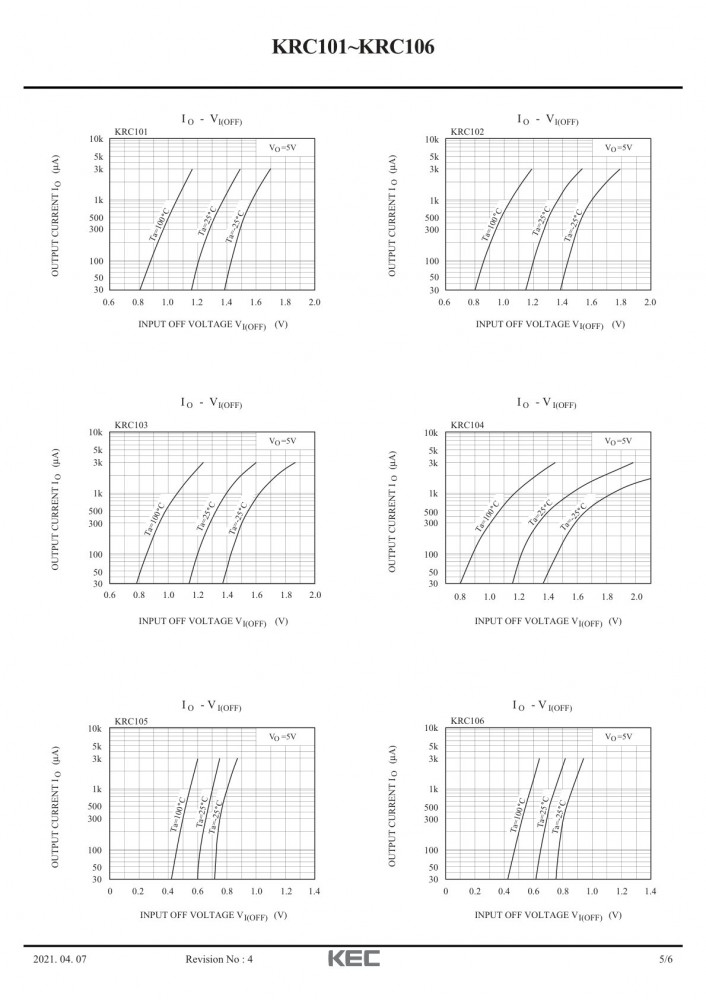 KEC KRC102 technical document page 5