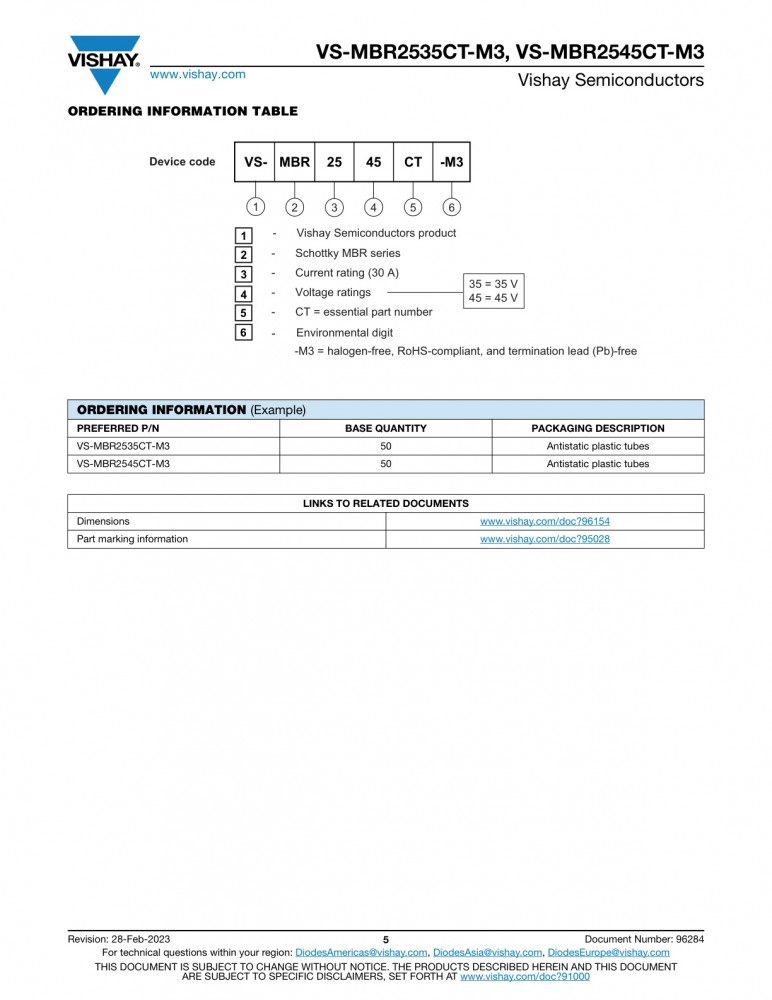 VS-MBR25 datasheet page 5