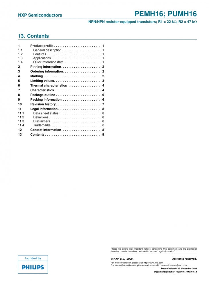 PEMH16 datasheet page 9