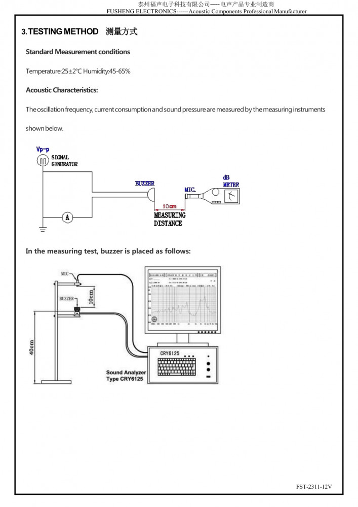FUET-2311-12V product approval document page 3