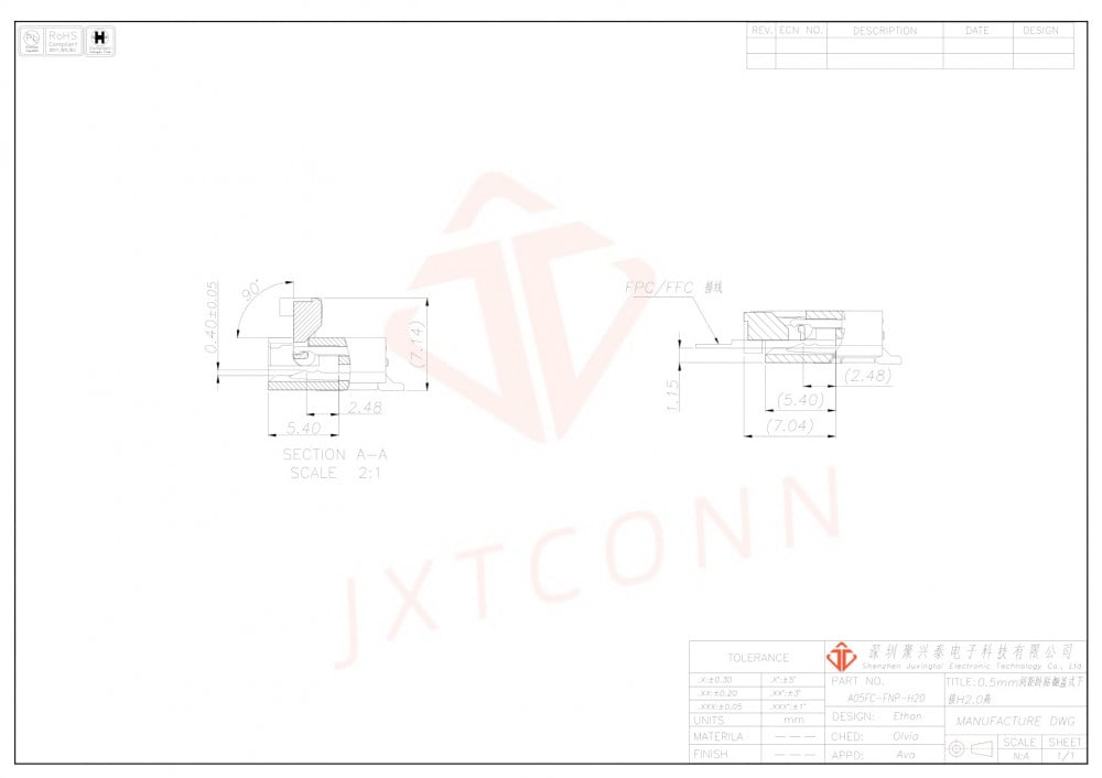 A05FC-F6P-H20 product drawing page 2