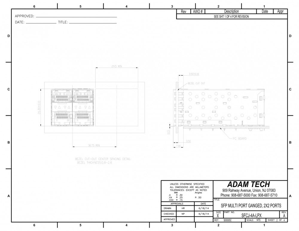 SFCJ-4A-LPX technical drawing page 2
