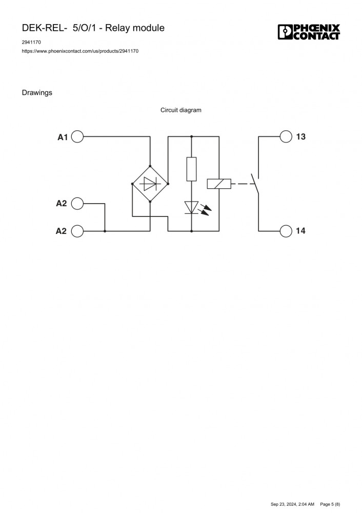 Phoenix Contact 2941170 technical document page 5