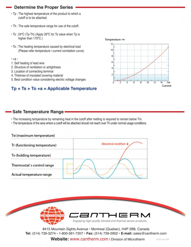 Cantherm thermal cutoff documentation page 4