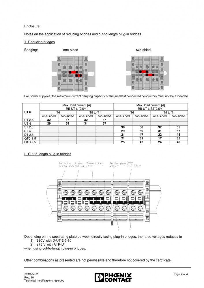 Phoenix Contact UT 6 3044131 technical document page 4