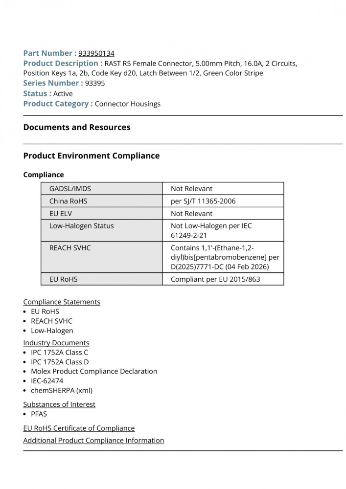 933950134 product document page 1