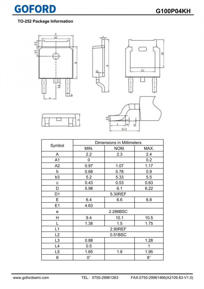G100P04KH datasheet page 6