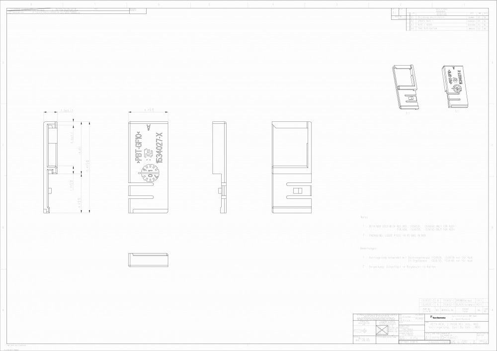 TE Connectivity 1534027-1 technical drawing page