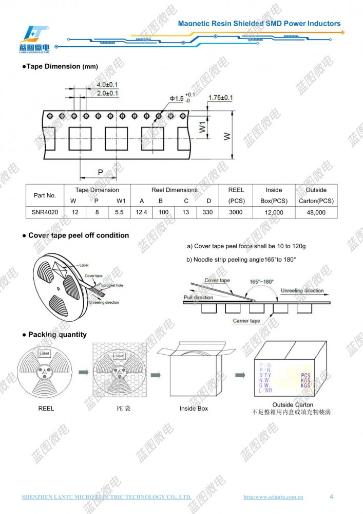 SNR4020-101MT datasheet page 4