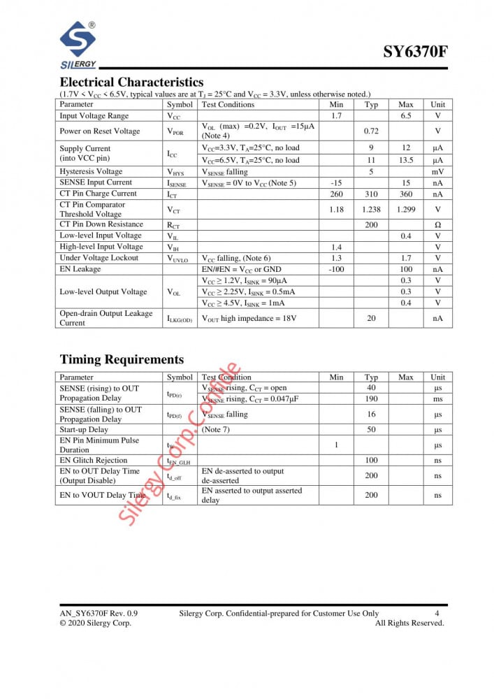 SY6370FDTC datasheet page 4