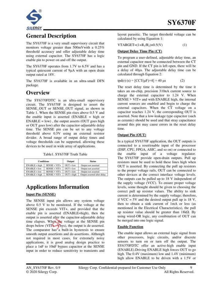 SY6370FDTC datasheet page 9