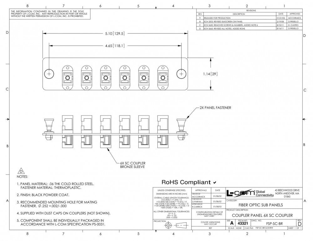 FSP-SC-BR technical document page